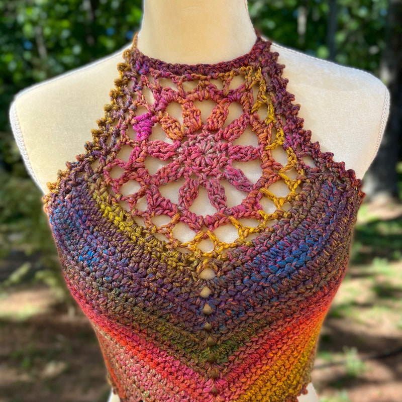 Dahlia Flowers Top - Etsy