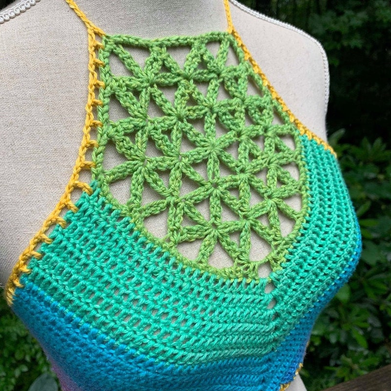 Crocheted Crop Top - Etsy