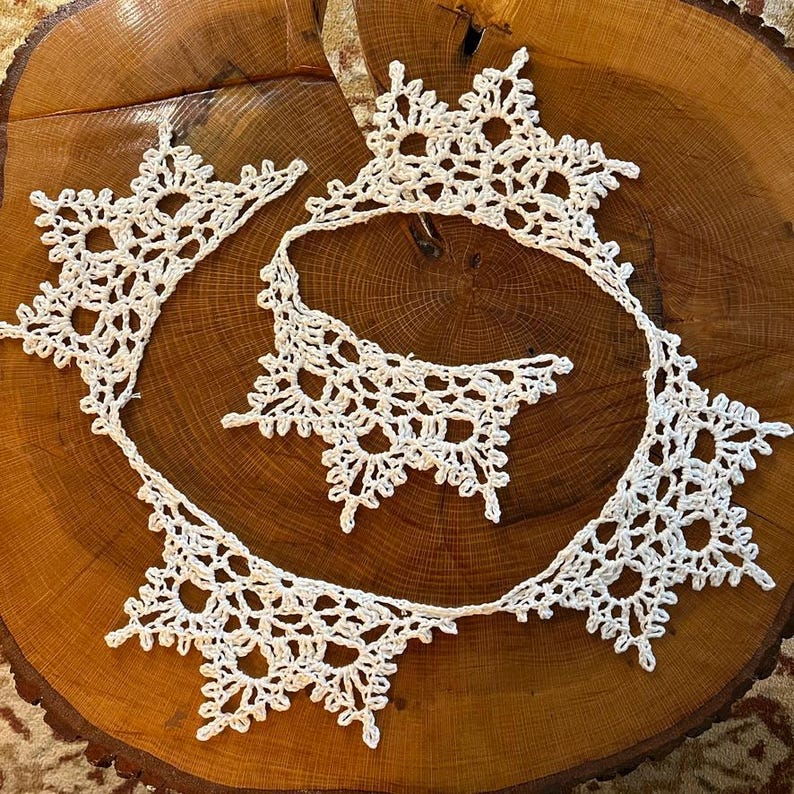 Snowflake Garland Crochet Pattern // Christmas Winter Home Decor // DIY ...