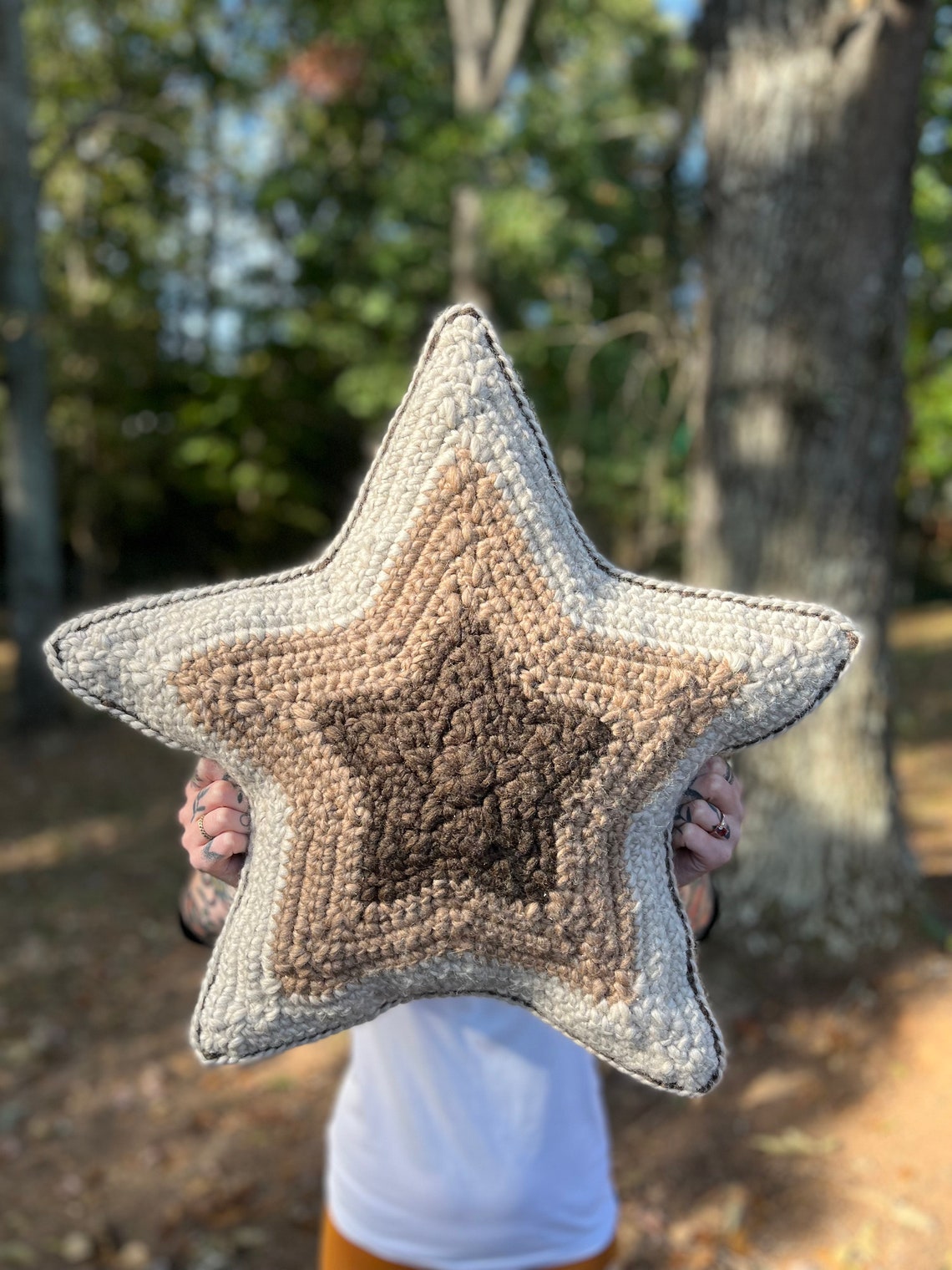Star Pillow Crochet Pattern // Crochet Throw Pillow - Etsy