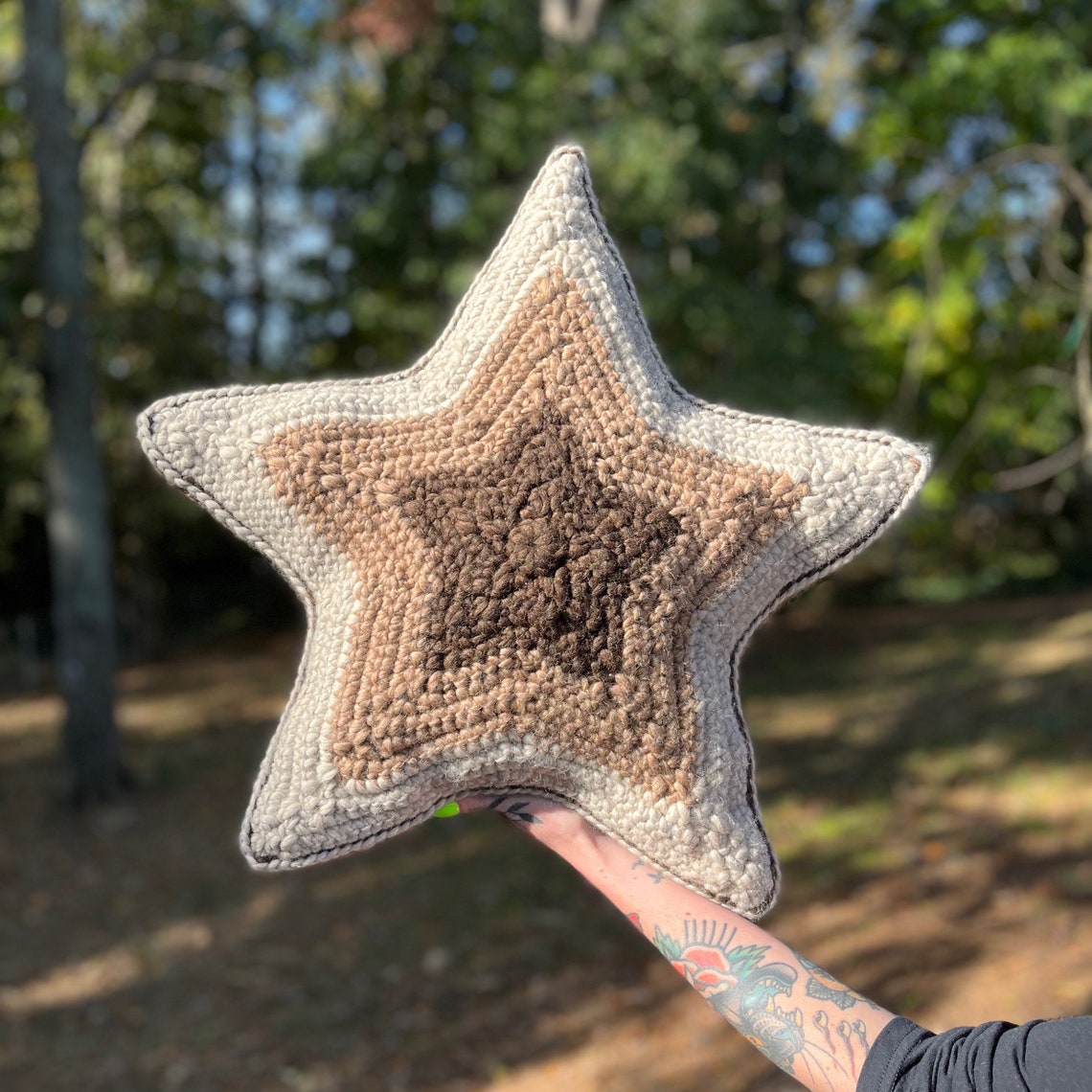 Star Pillow Crochet Pattern // Crochet Throw Pillow - Etsy