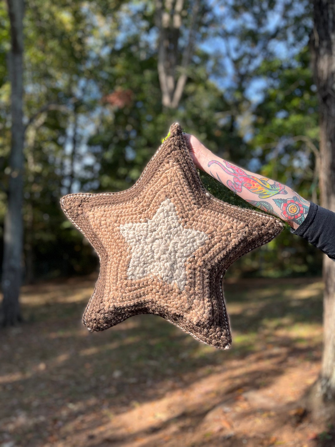 Star Pillow Crochet Pattern // Crochet Throw Pillow - Etsy