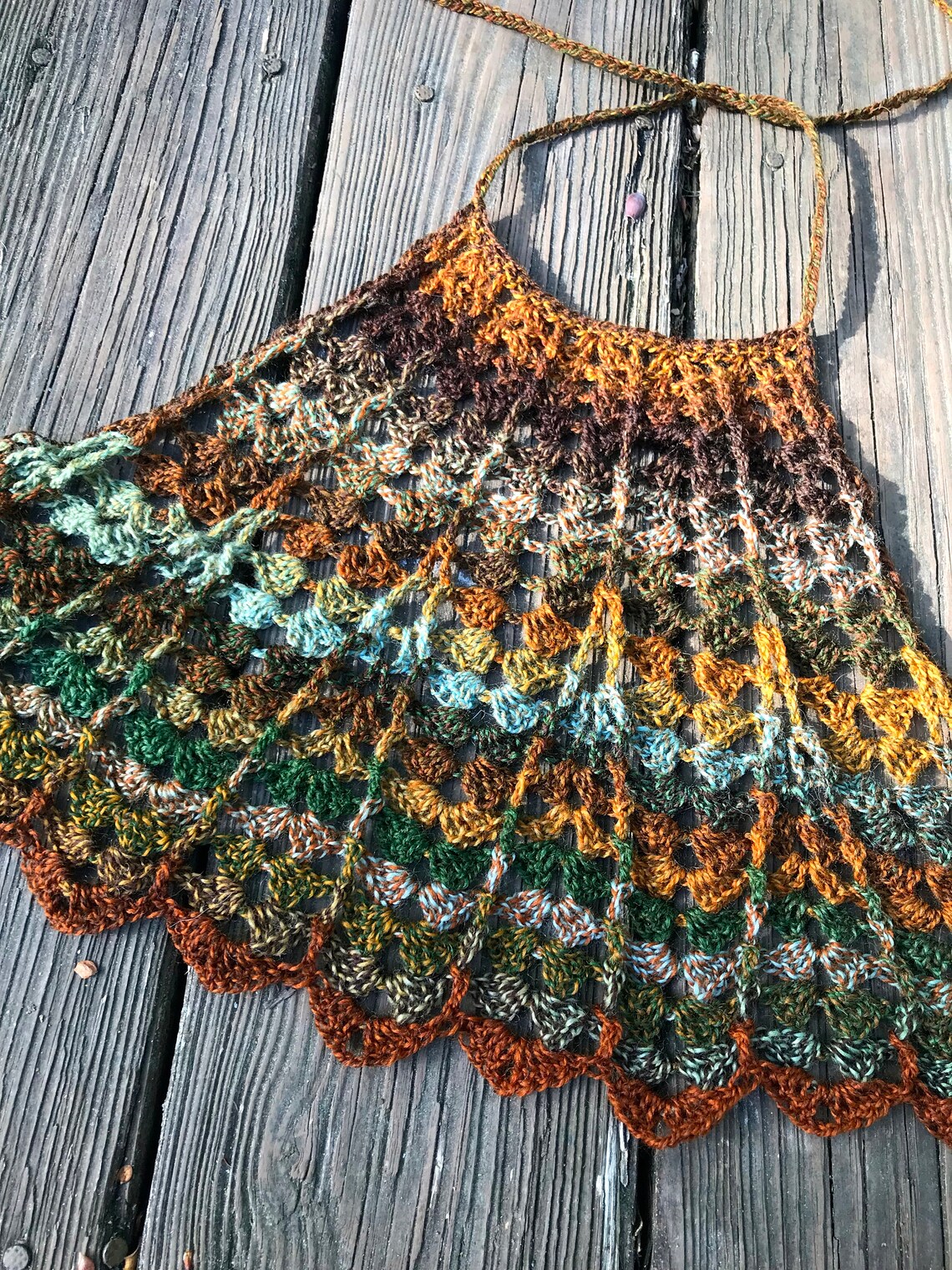 Crochet Crop Top Pattern - Bralette Halter Bikini High Neck Shell Lace ...