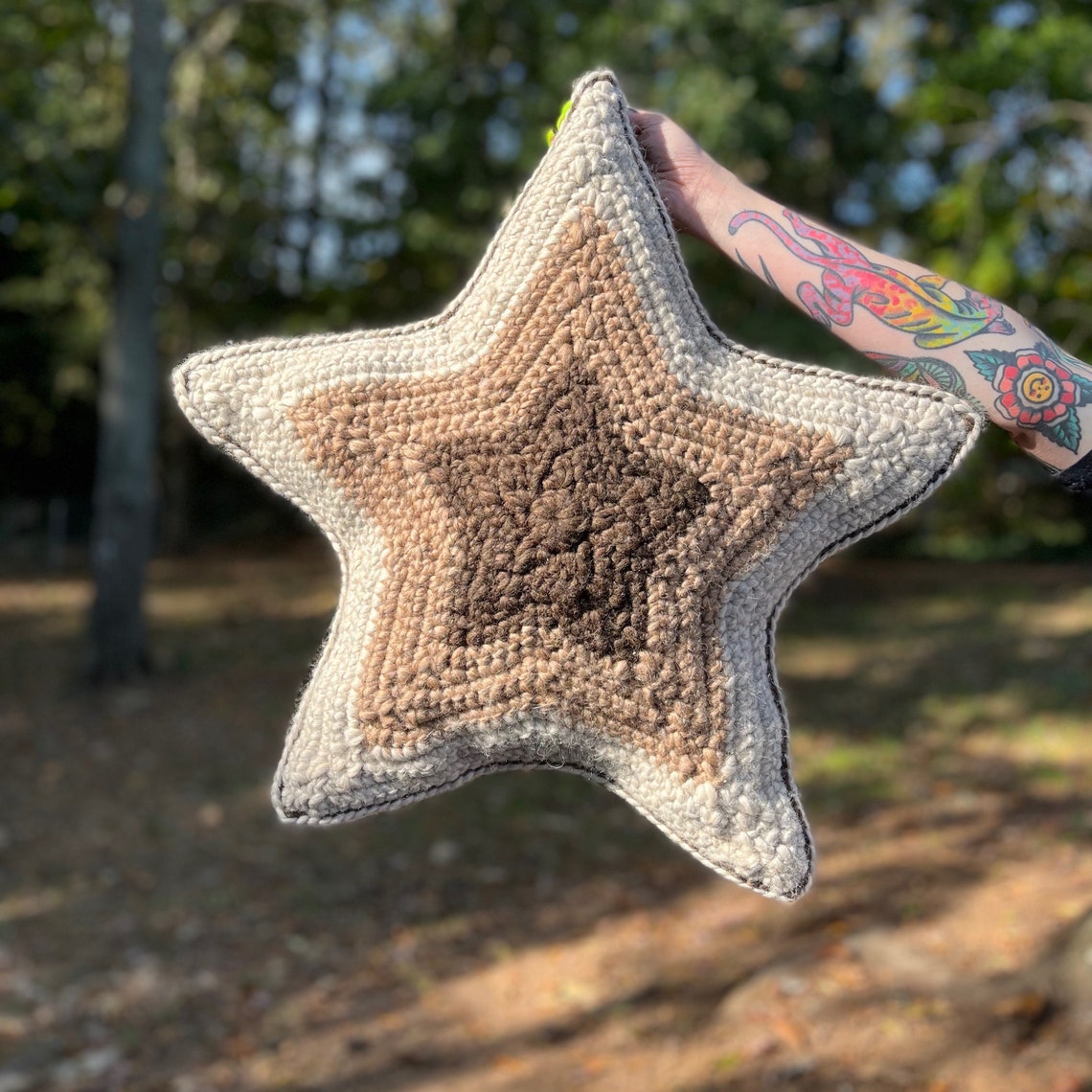 Star Pillow Crochet Pattern // Crochet Throw Pillow - Etsy