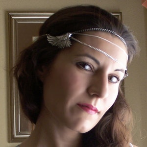 Valkyrie Headdress Elven Headpiece Wing Headdress Feather Headpiece ...