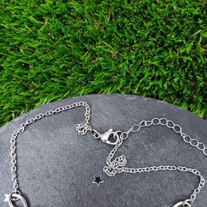 Amethyst Celtic Knot Choker Necklace Silver Celtic Necklace - Etsy