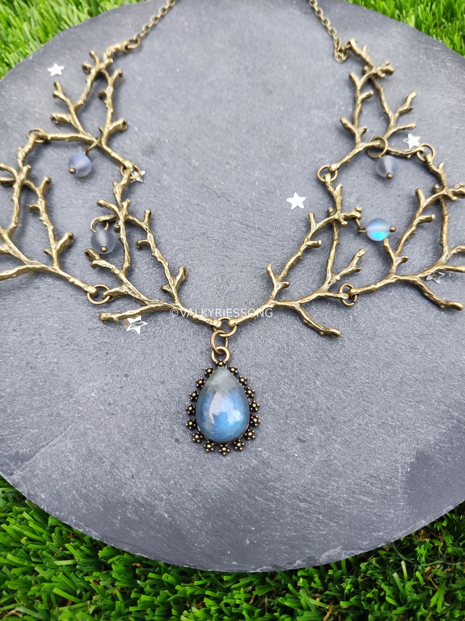 Bronze Queen of the Enchanted Forest Tree Branch Necklace - Etsy