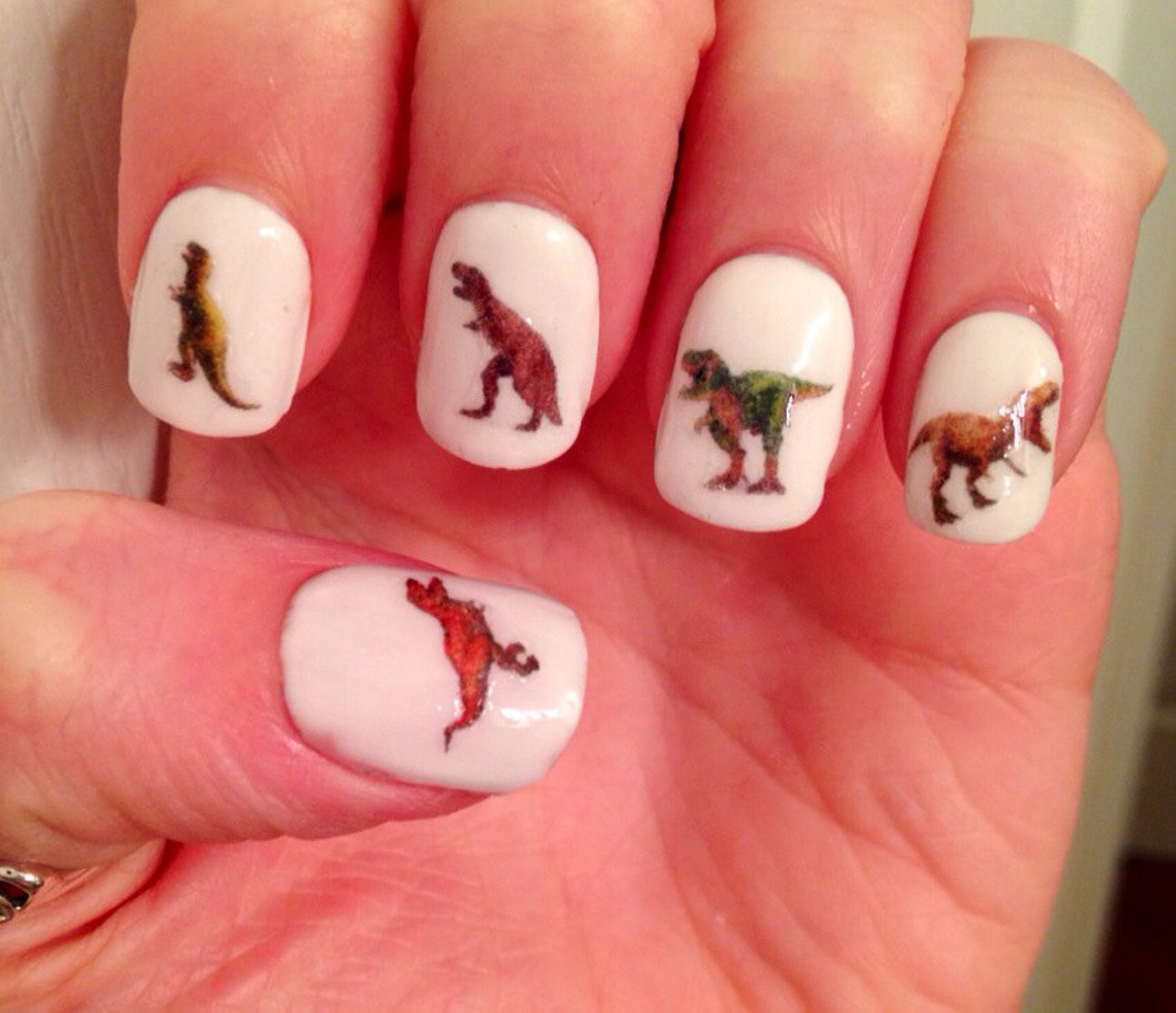 T-rex Nail Decals - Etsy