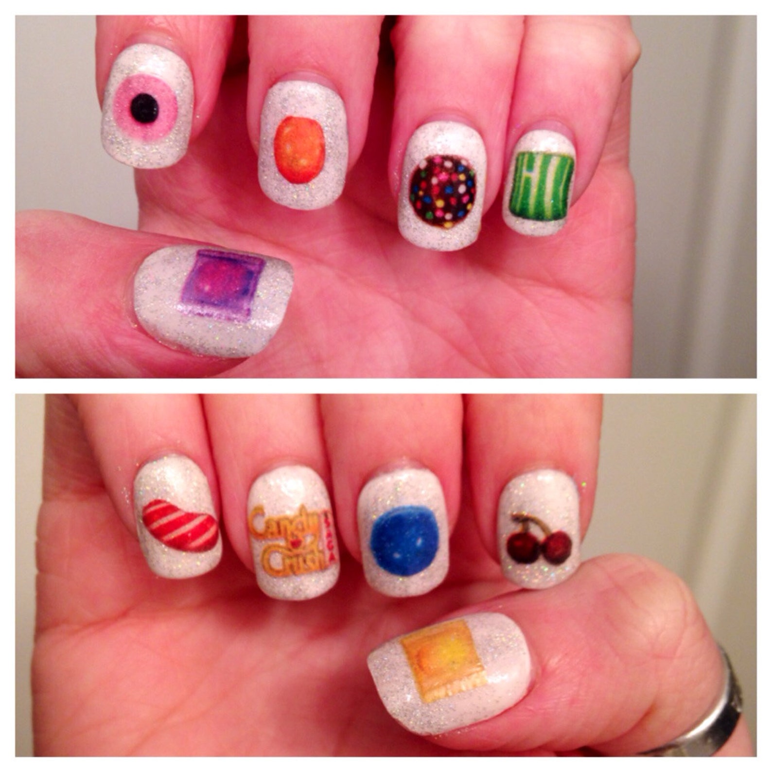 Candy Crush Nail Decals | Etsy