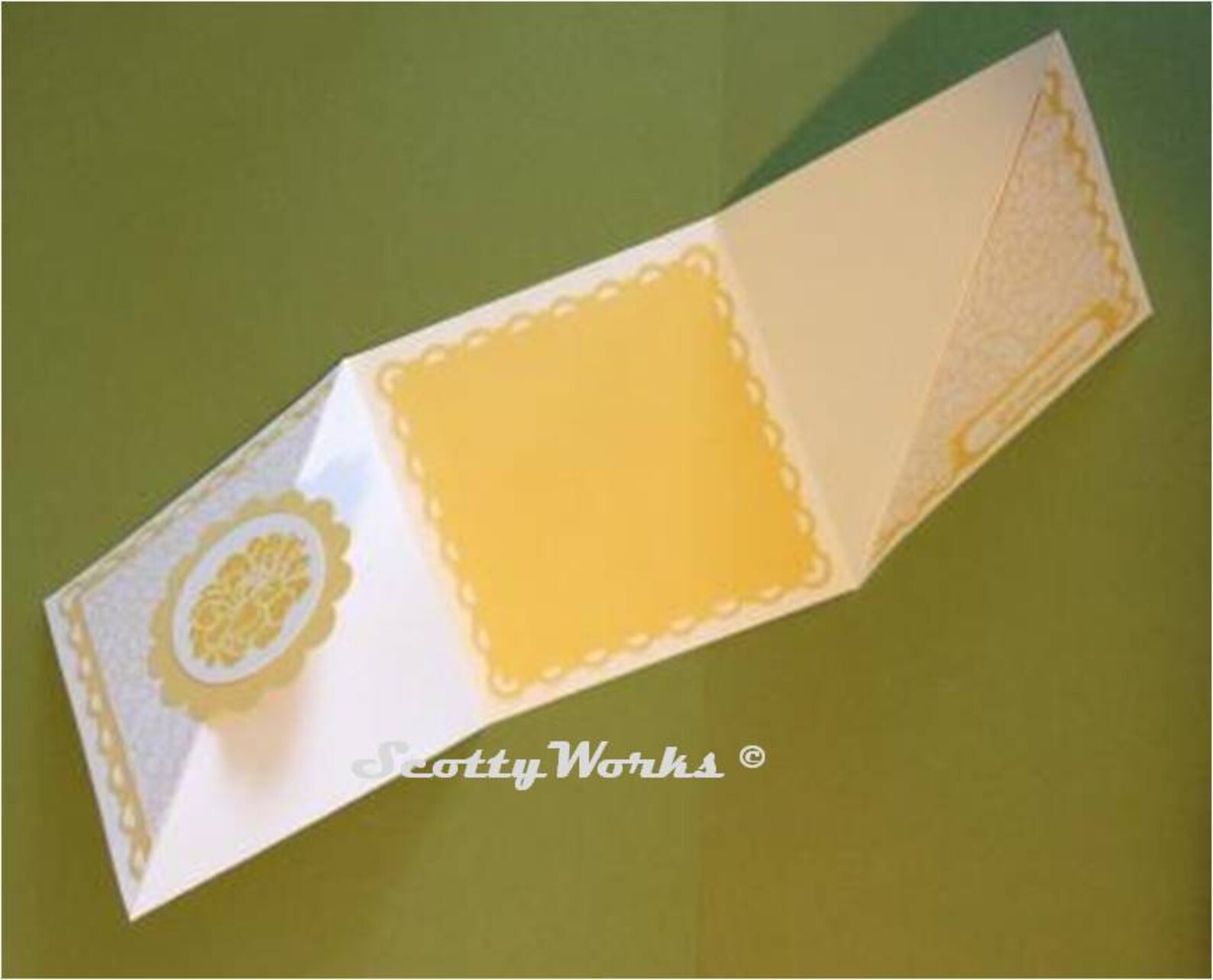 Yellow Floral Note Card Set of Four Unique Handcrafted Cards B12-2 - Etsy