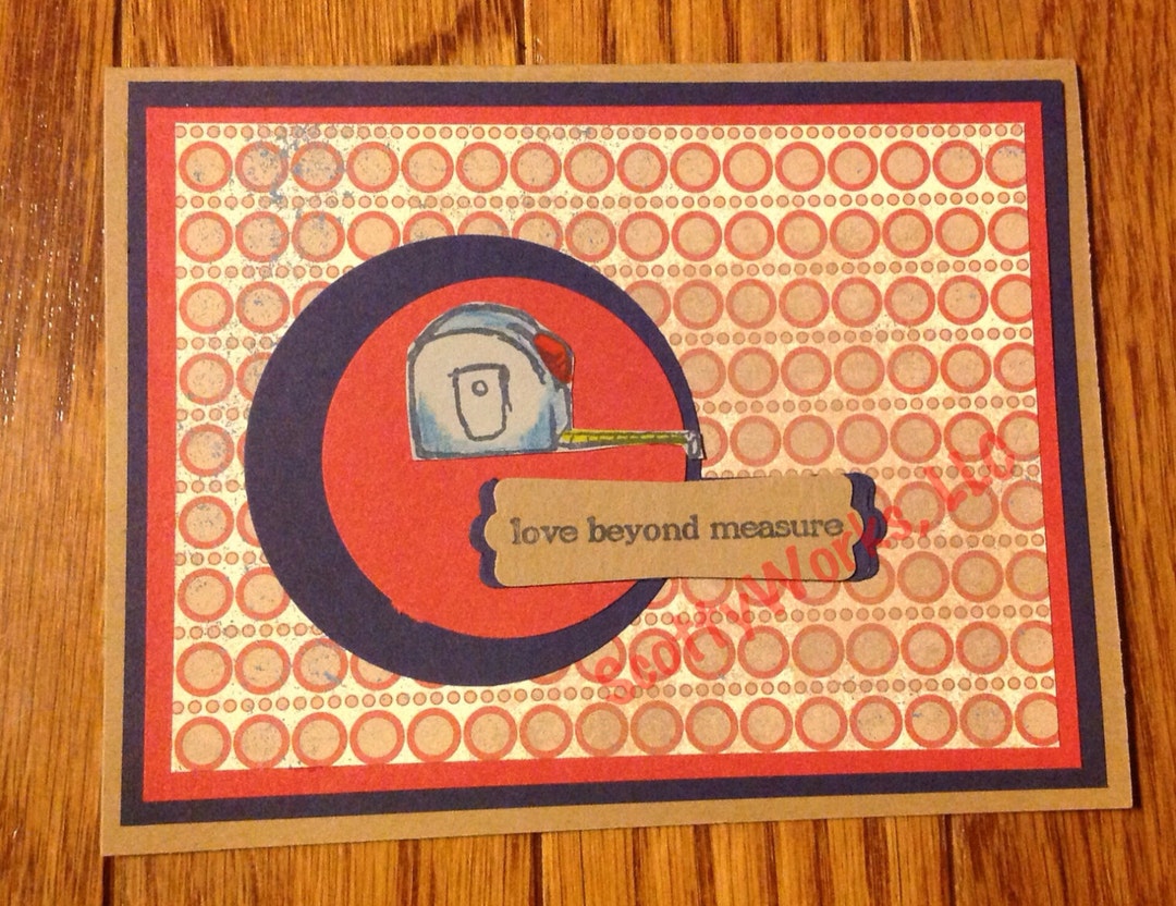 Love Beyond Measure Card, Handmade Card - Birthday, Thank You Note, a ...