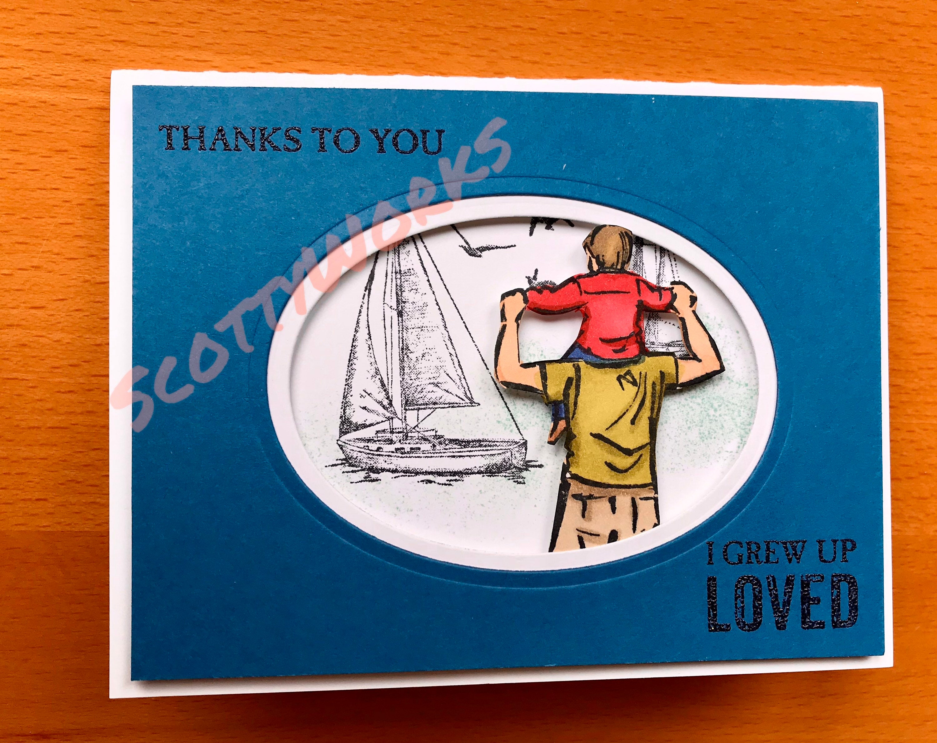 Card for Father or Father Figure, Birthday Card, Father’s Day Card ...