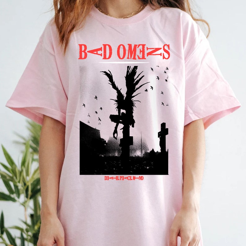 Bad Omens Band Music Tour 2023 Shirt, 90s Bad Omens Shirt, Shinigami Tee, Bad Omens Graphic ...
