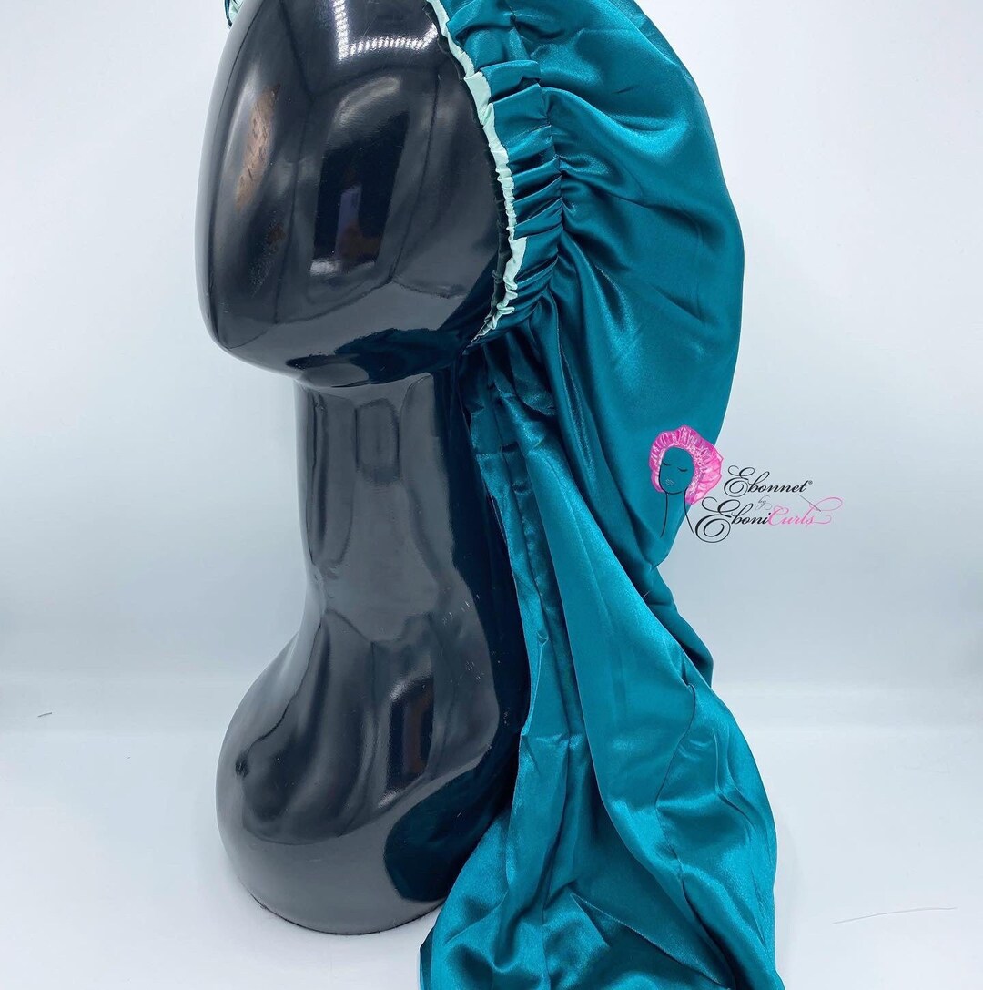 Long Pin up Braid Bonnet Large Satin Lined Pocket Bonnet - Etsy