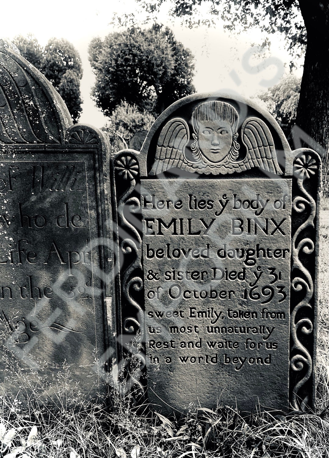 Hocus Pocus Emily Binx Tombstone - Etsy