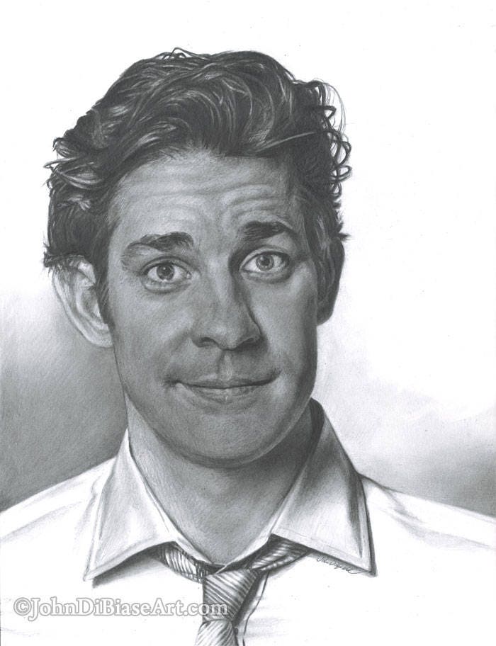 Jim Halpert Drawing