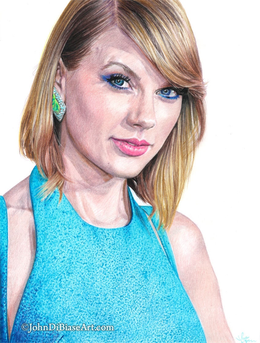 How To Draw Taylor Swift Step By Step With Pencil