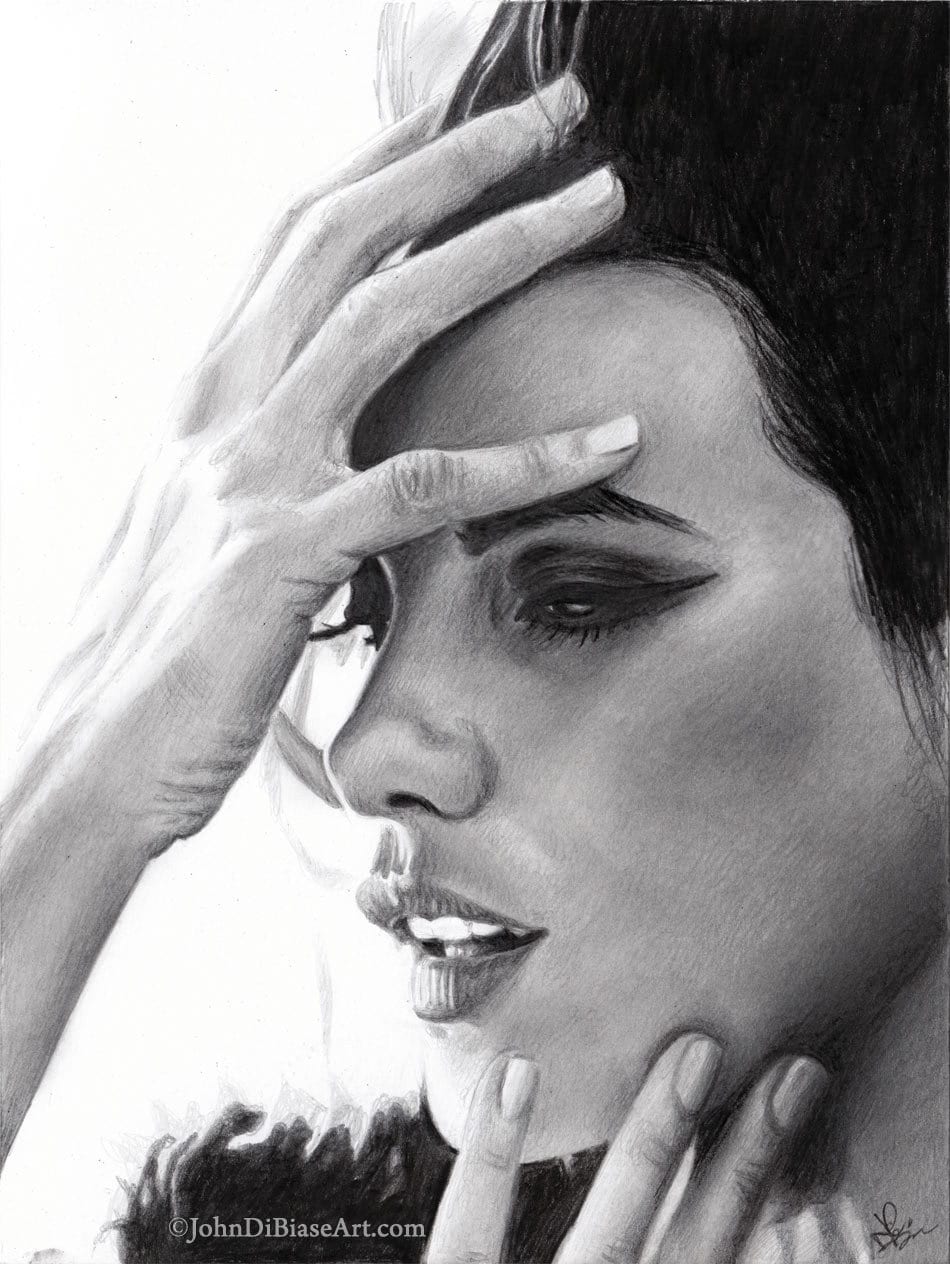 Underworld Kate Beckinsale Drawing