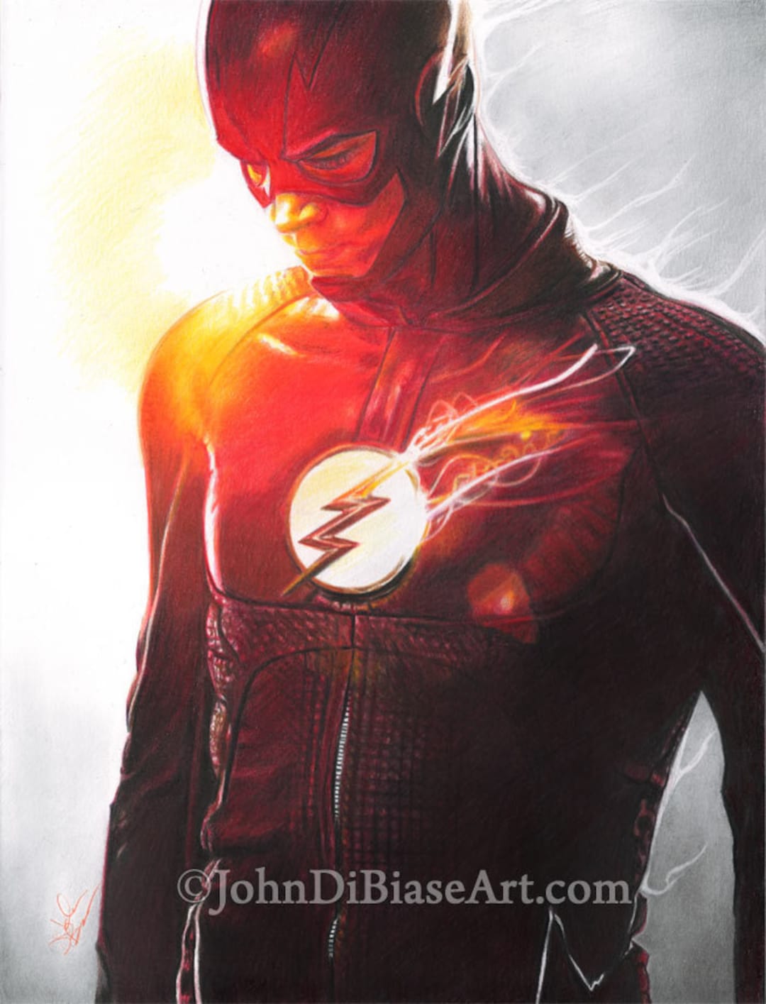 Grant Gustin Flash Fan Art