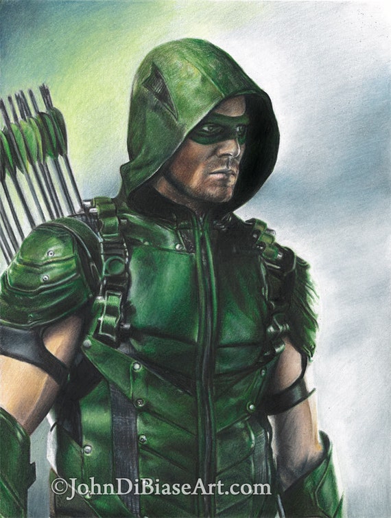 Green Arrow Drawings