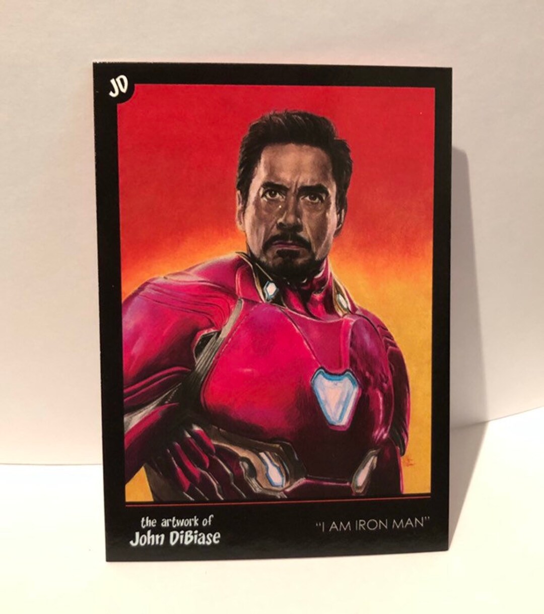 John Dibiase Trading Card 3 Iron Man / Tony Stark robert - Etsy