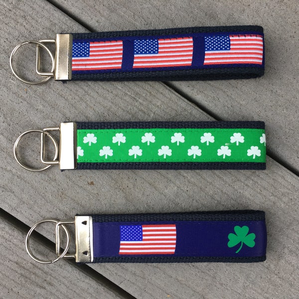 Shamrock Keychain - Etsy