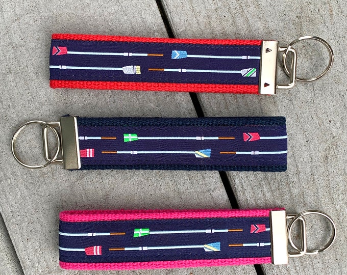 Crew Key Chain / Oar Keychain / Rowing Crew Keychain / Rowing Key Fob ...