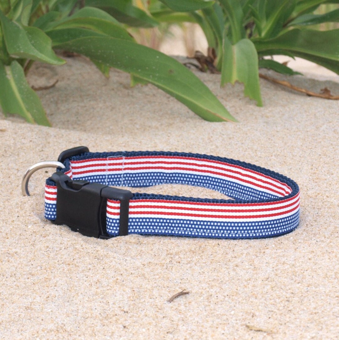 American Flag Dog Collar / Flag Collar / Patriotic Collar / Fourth of ...