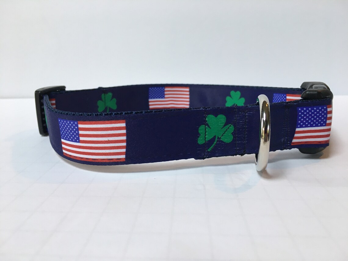 American Flag Dog Collars / 6 Different Styles / American Flag | Etsy