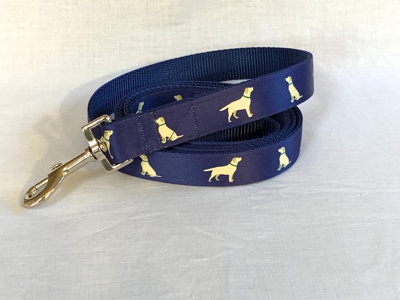 Labrador Retriever Collar and Leash / Black Lab / Yellow Lab / - Etsy