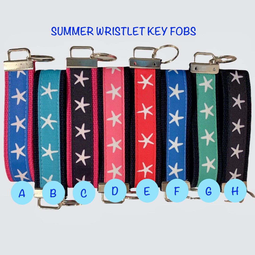 Starfish Key Fob / Starfish Key Chain / Summer Key Chain / Summer ...