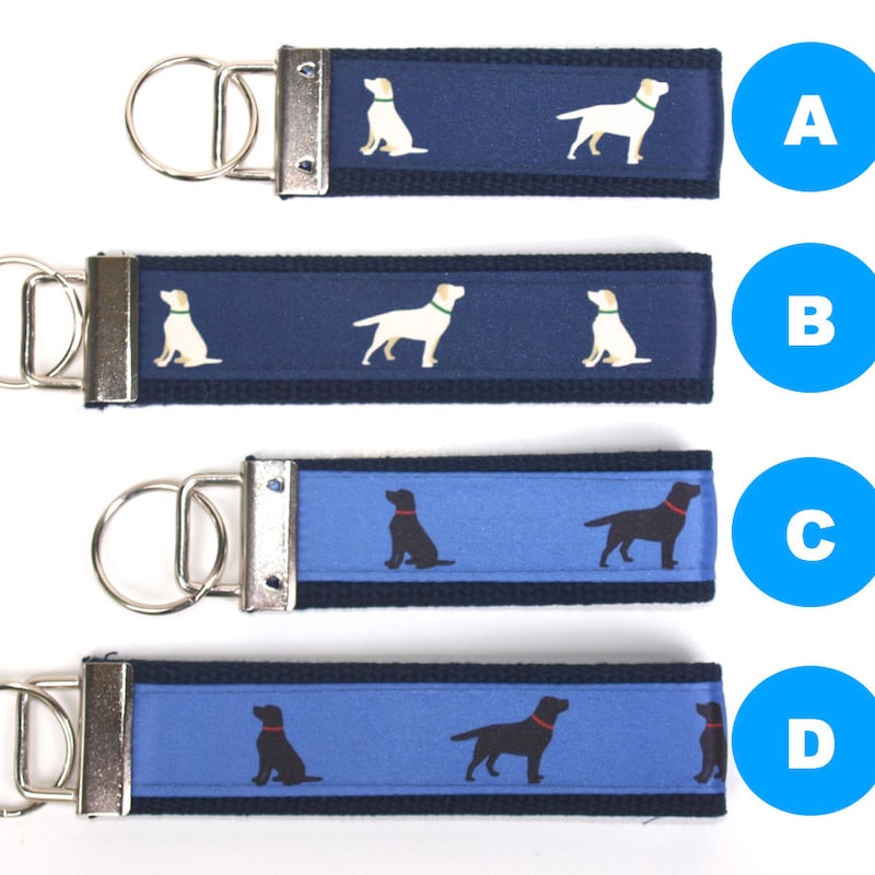 Black Lab Dog Key Chain - Etsy