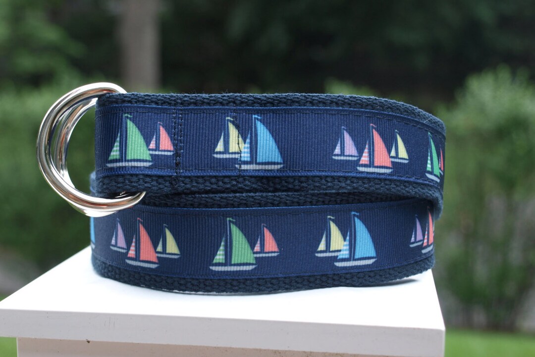 Sailboat Belt for YOUNGER Boys / Sailing Belt / Boys Belt / - Etsy