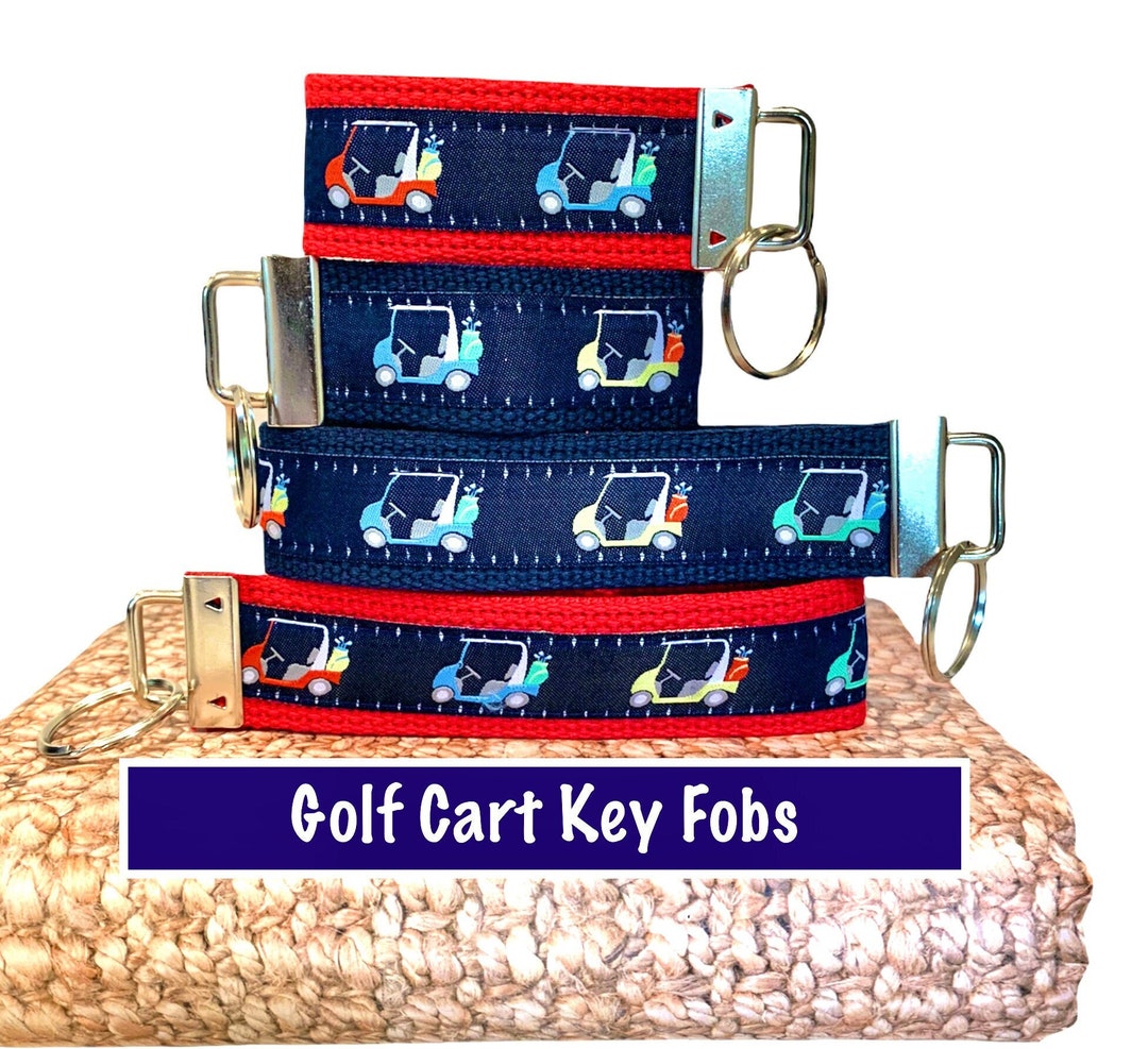 Golf Cart Key Chain / Golf Key Chain / Golf Cart Key Fob / Gift for ...