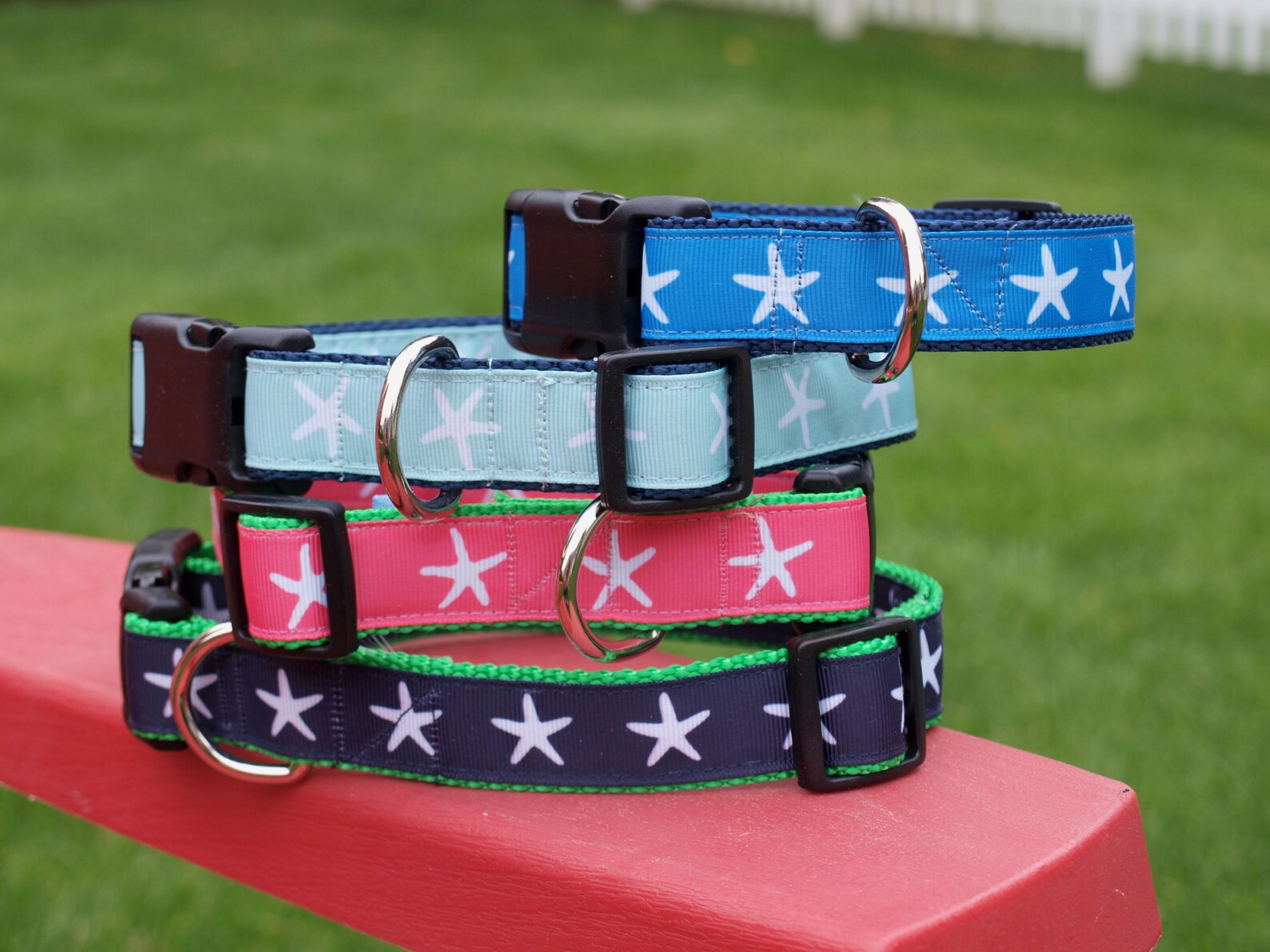 Starfish Dog Collars / Beach Collars / Summer Collars / Preppy Collar ...