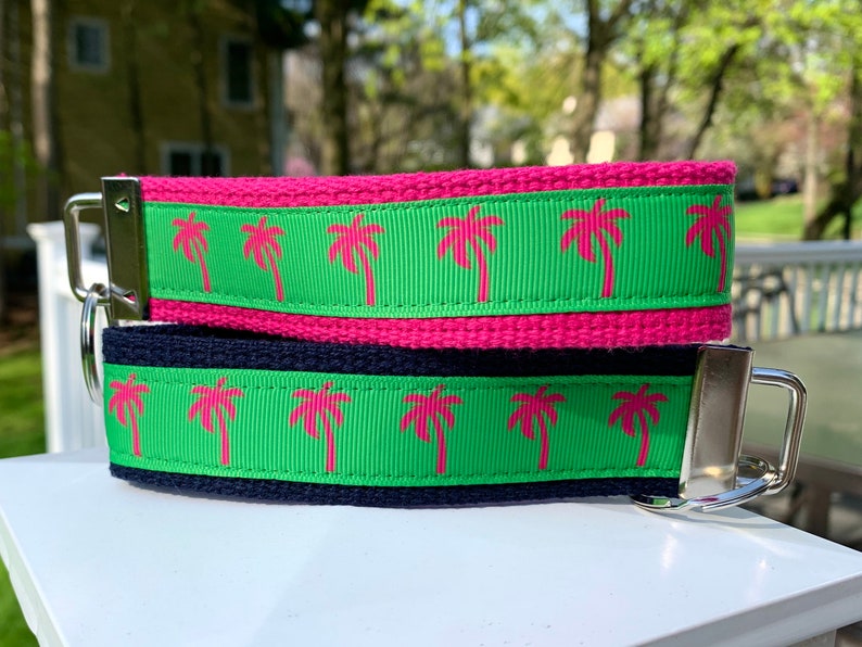 Palm Tree Key Fob / Pink Palm Tree Key Chain / Summer Key | Etsy