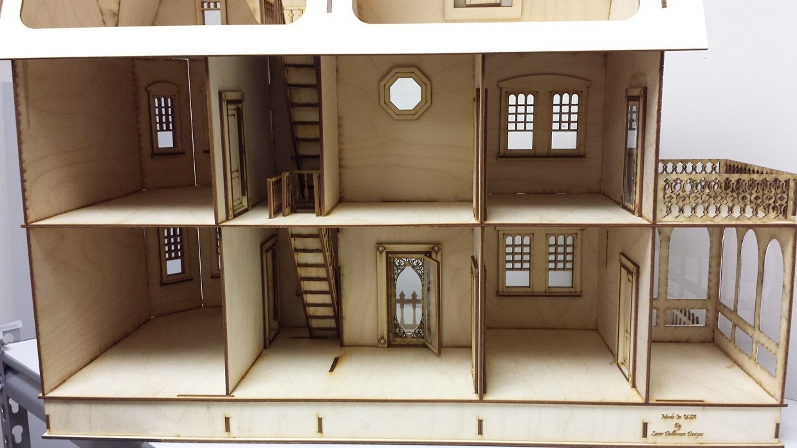 Stephanie Country Mansion Half Inch Scale Doll House Kit - Etsy