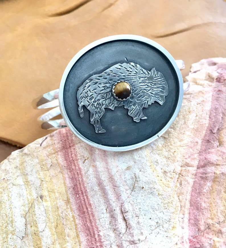 Buffalo Cuff Bison Cuff Talisman Jewelry Spirit Animal - Etsy