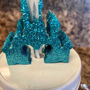 Cinderella Castle Straw Topper Vibrant Colors Choose Your - Etsy