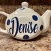 Personalized Tea Pot 10oz Tea Pot Choose Name and Color - Etsy