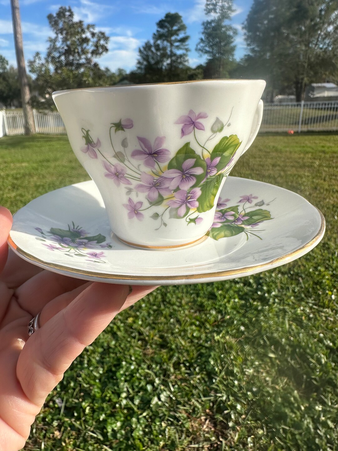 Royal Stuart English Vintage Tea Cup - Rose Design - Great Teacup Set ...