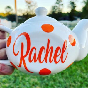 Personalized Tea Pot - 10oz Tea Pot - Choose Name and Color - Etsy