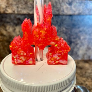 Cinderella Castle Straw Topper Vibrant Colors Choose Your - Etsy
