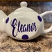 Personalized Tea Pot 10oz Tea Pot Choose Name and Color - Etsy