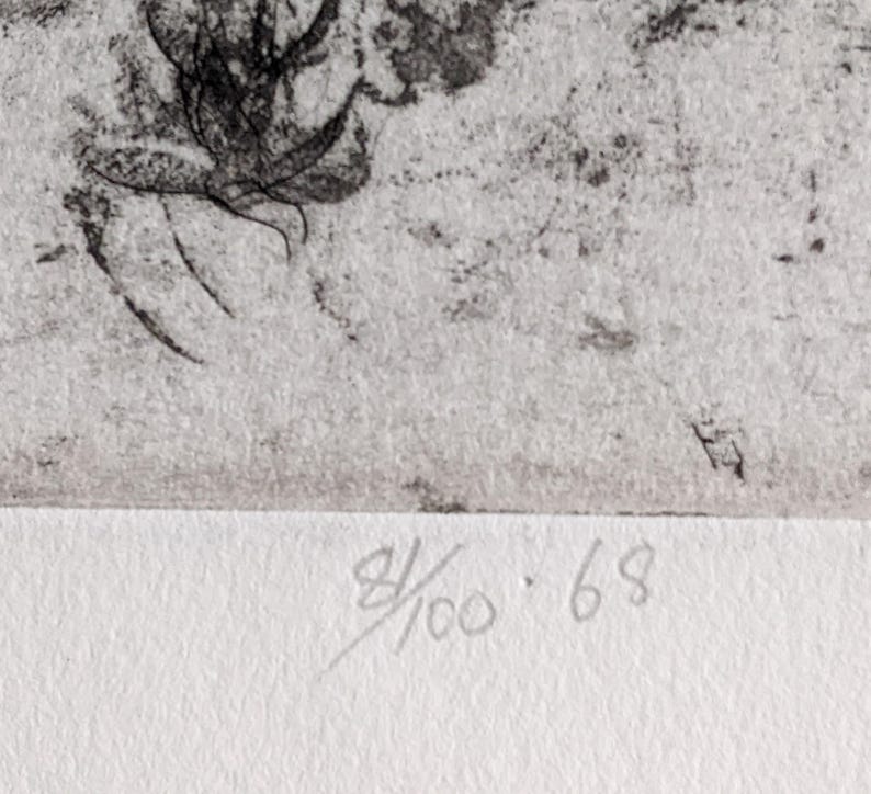 Thomas Cornell Etching Adam and Eve Signed Numbered - Etsy