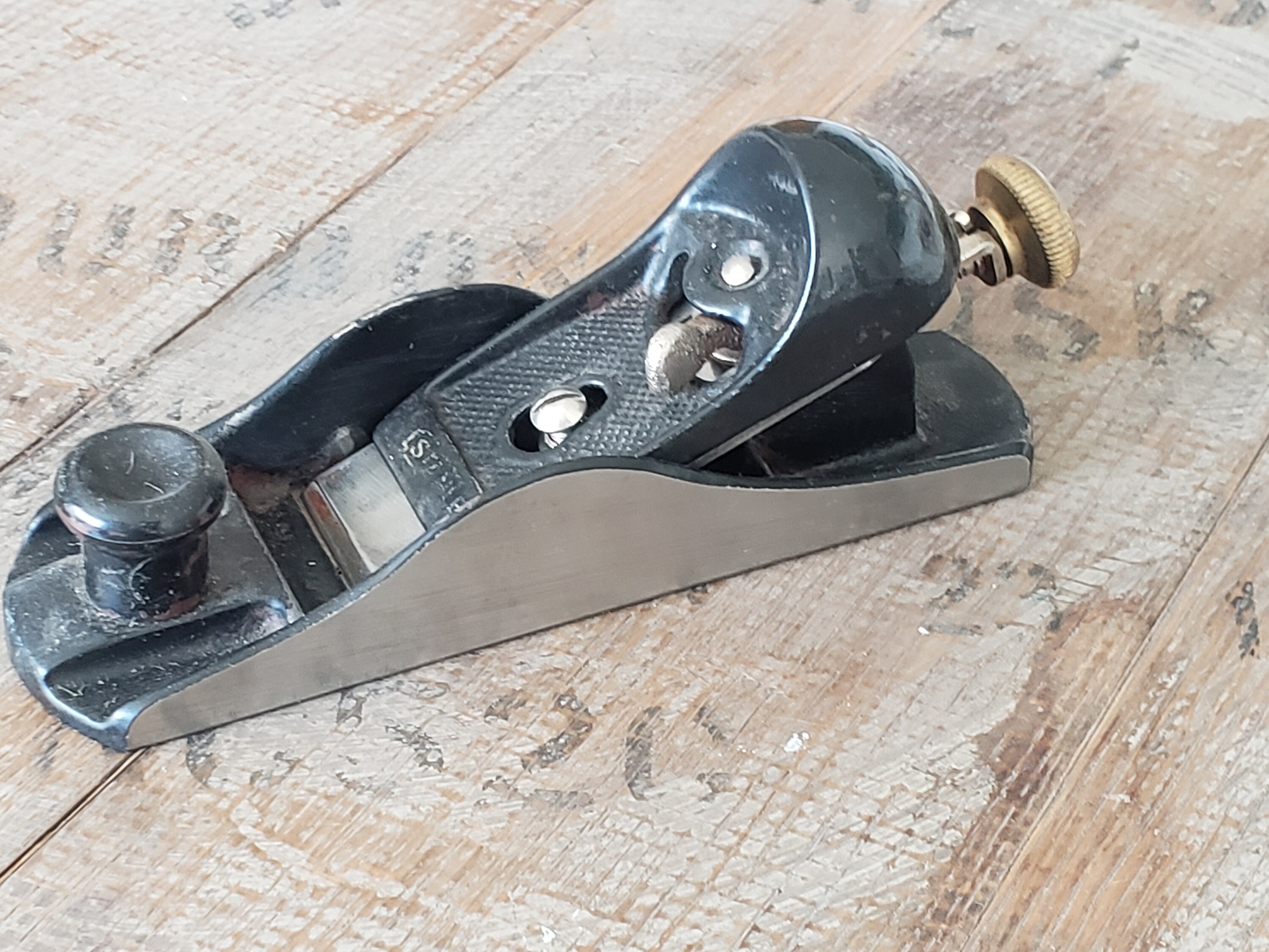 Stanley No. 220 Block Plane, Tool, Antique Tool, Blade Made in England ...