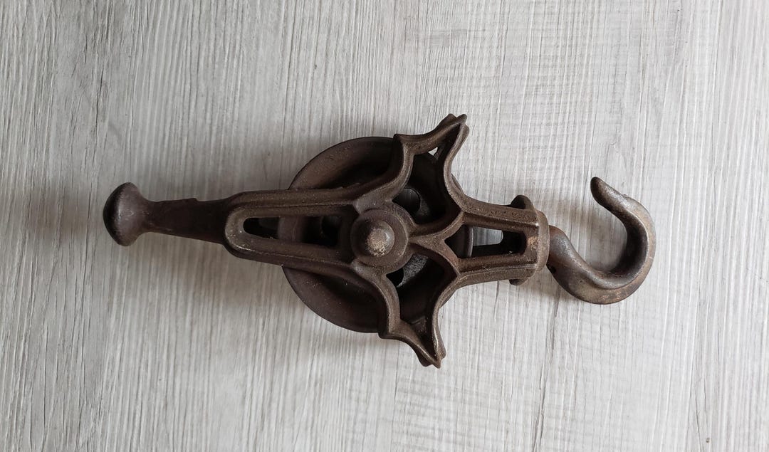 Antique Rare Hay Trolly Drop Pulley, Collectible, Primitive, Farm Tool ...