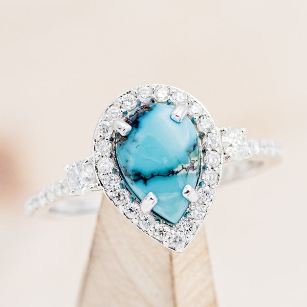 Turquoise Engagement Ring - Etsy