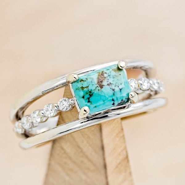 Turquoise Engagement Ring - Etsy