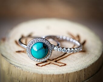 Turquoise engagement ring | Etsy